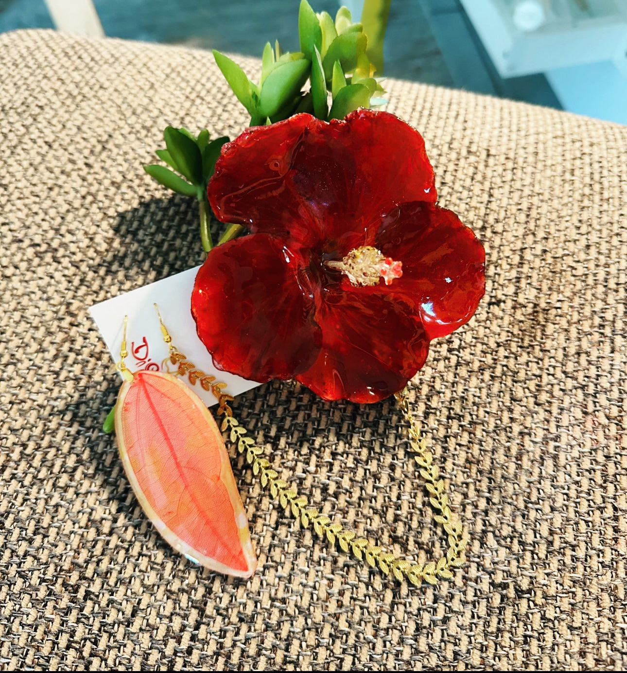 Flora- "Real flower earrings" – DiMar Collections